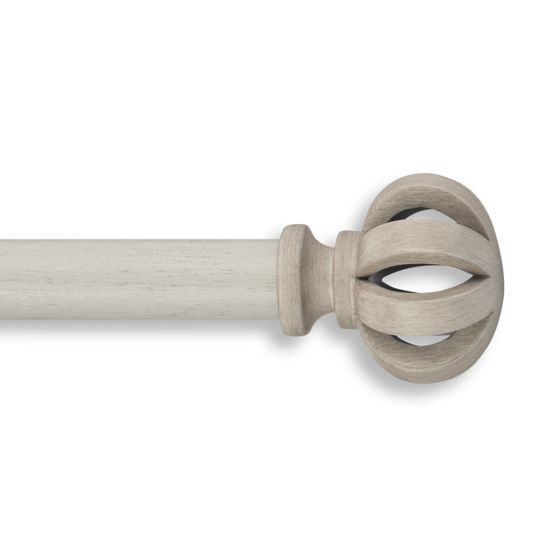 MODE Cambria Designer Series Farmhouse Wooden Birdcage 1 1/8 Inch Dia. Fixed Length Rod Set ...